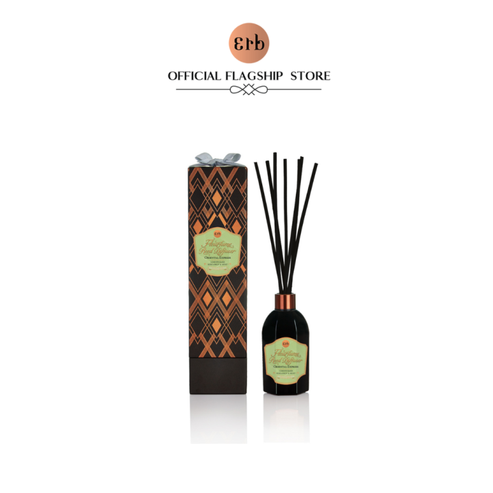 Erb Oriental Express Fleurfume Reed Diffuser 100 ml. เอิบ ก้านไม้หอม กลิ่นมะกรูดและตะไคร้ หอม ...