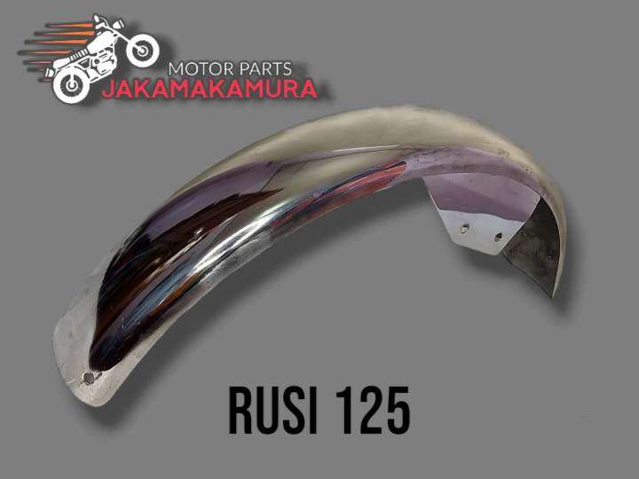 HIGH QUALITY Stainless RUSI 125 Front Fender (Tapaludo) | Lazada PH
