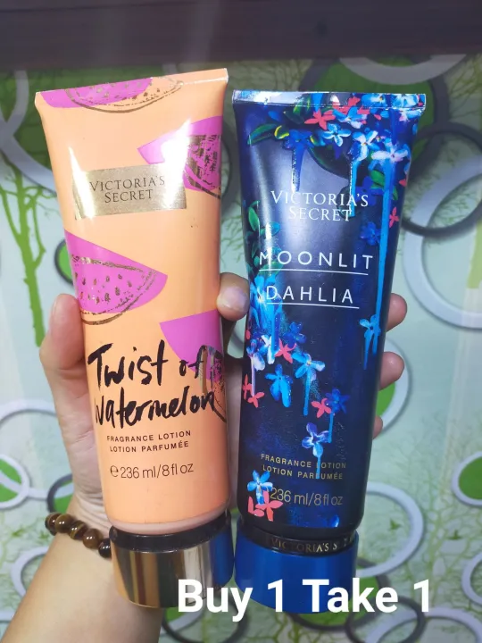 Victoria's Secret Lotion Twist of Watermelon Moonlit Dahlia (Buy 1 Take ...