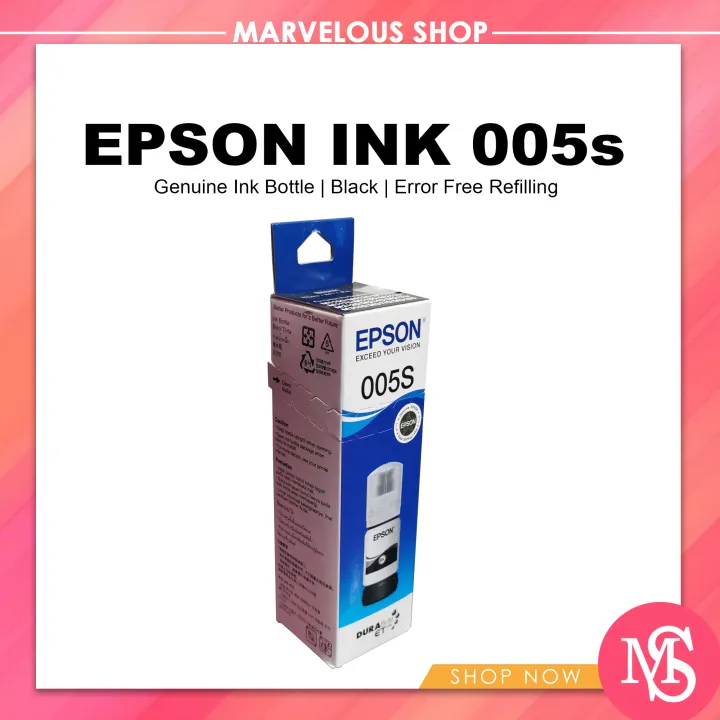 Epson 005S Black Genuine Ink | Original & Brand new | Lazada PH