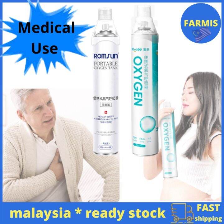 1000ml Portable Oxygen Inhaler Oxygen Tank Botol Pernafasan Oksigen 氧氣瓶 ...