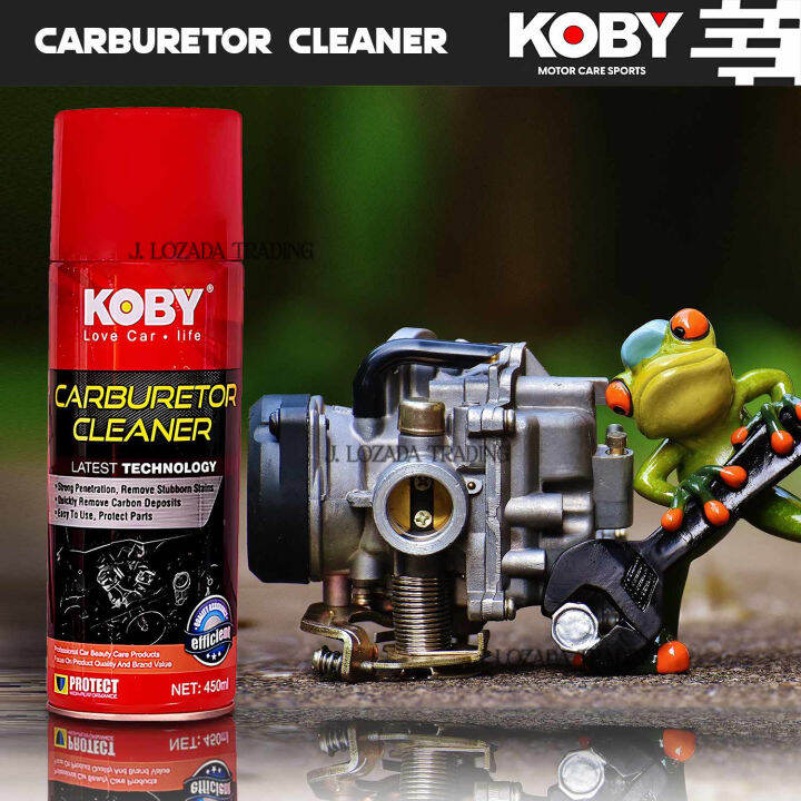KOBY CARBURETOR CLEANER 450ML FOR MOTORCYCLE AND CAR | Lazada PH