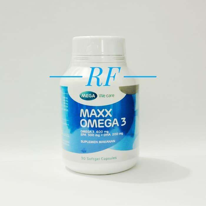 Maxx Omega 3 Soft Caps isi 30 - Mega LifeScienses | Lazada Indonesia
