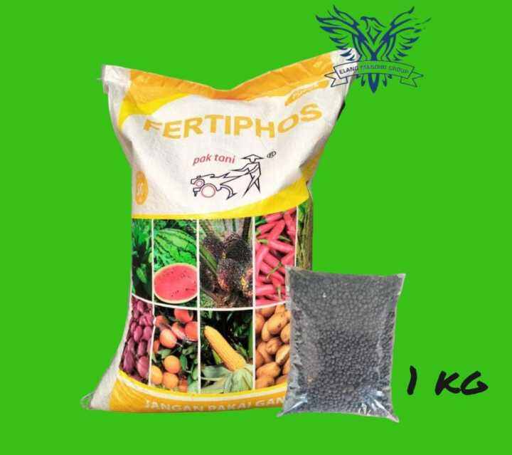 Repack 1Kg Pupuk Fertiphos Hitam Phosphate (P2O5) 20% Magnesium (MgO) 3 ...