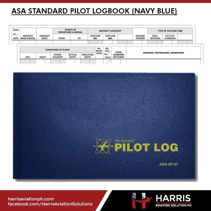 ASA Pilot Logbook (Navy Blue) | Lazada PH