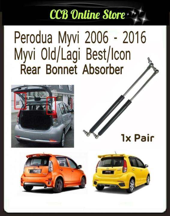 Perodua Myvi Old / Myvi Lagi Best / Myvi Icon 2006 - 2017 Rear Bonnet ...