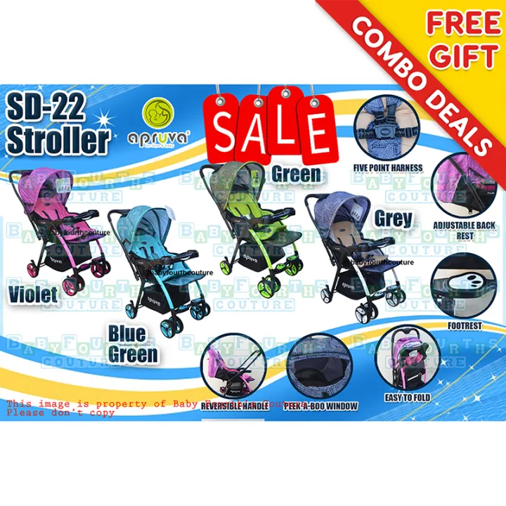 Apruva Reversible Stroller for Baby SD-22 Aller | Lazada PH