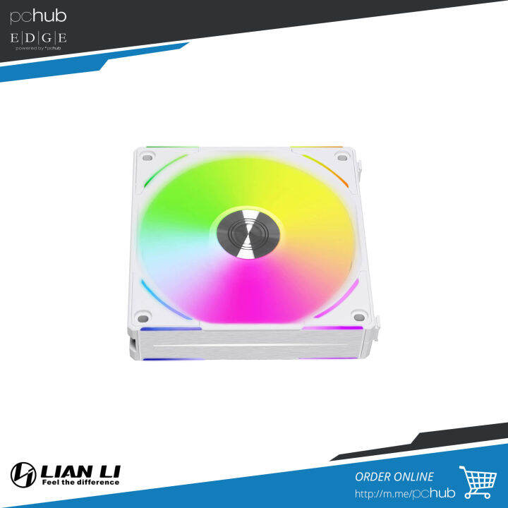 Lian li AL120 V2 aRGB, 120mm, white, 1 pack, aux fan, pn: UF-AL120V2-1W ...