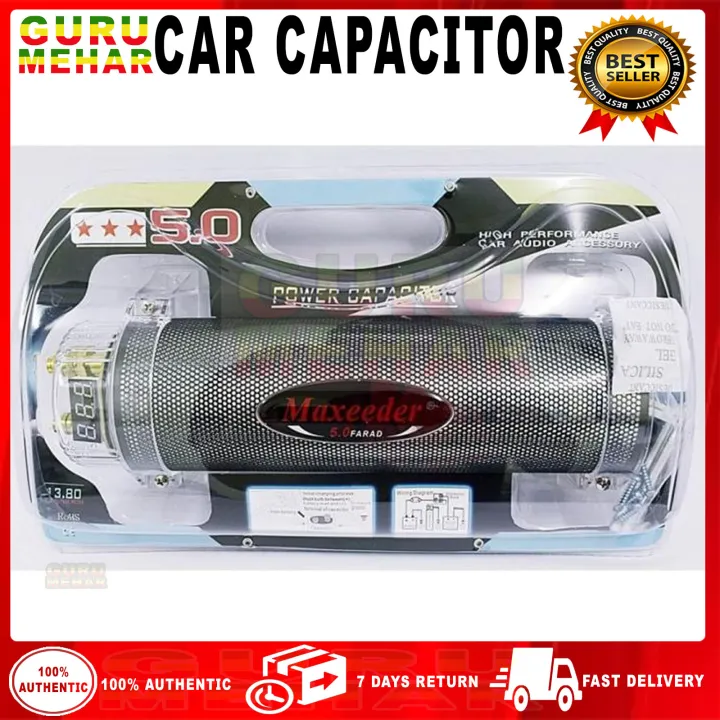 High Performance Car Audio Power Capacitor (5.0 Farad) - High Quality ...