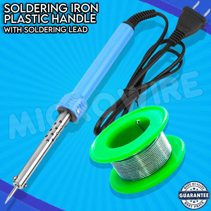 Soldering Iron Plastic Handle Set With Soldering Lead Heavy Duty ...
