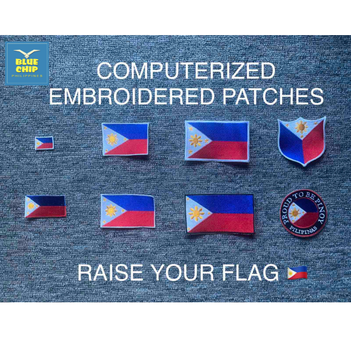 Philippine Flag Patch Embroidery [Raise your Flags] | Lazada PH