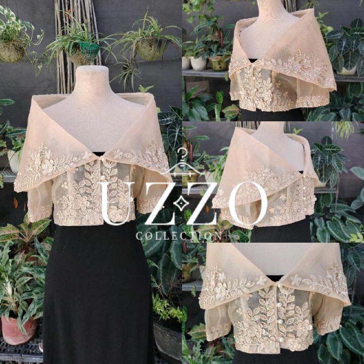 Traditional Maria Clara Top with 3D Lace | Lazada PH