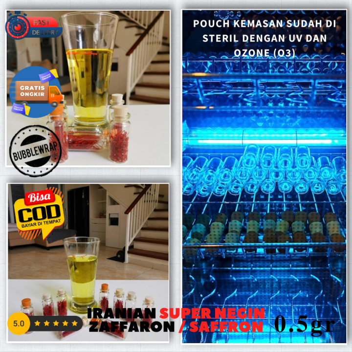 Iranian Super Negin Zafaron / Saffron 0.5gr | Lazada Indonesia