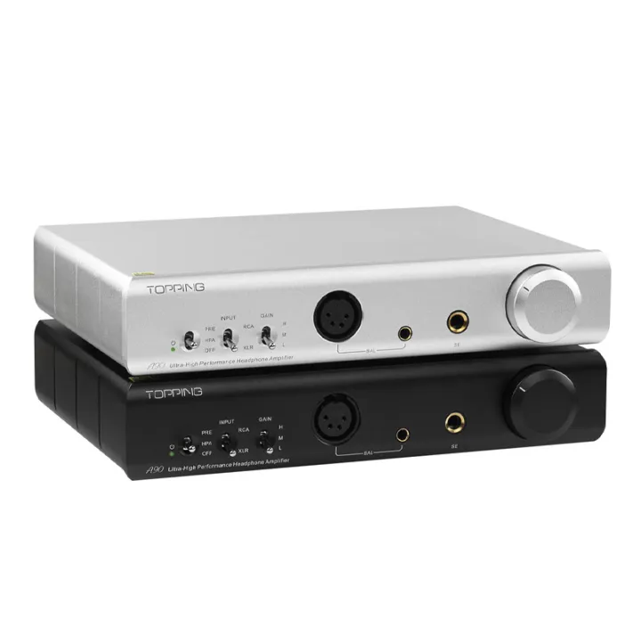 Topping A90 Desktop Headphone Amplifier fully balanced Hi-Res Digital ...