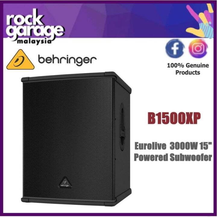 Behringer Eurolive B1500XP 3000W 15" Powered Subwoofer ( B-1500XP / B ...