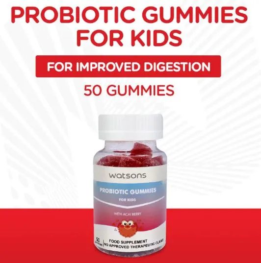 Watsons Probiotic Gummies with Acai Berry for Kids | Lazada PH