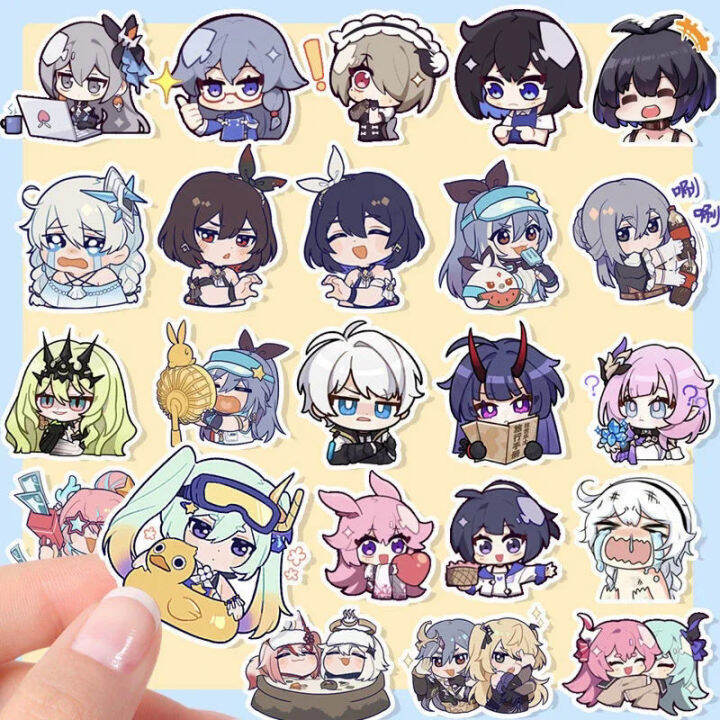Sunsyea honkai impact 3rd merch fans collection role sticker Kiana ...