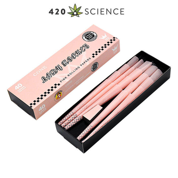 In Stock!! Lady Hornet King Size 40 Pcs/box 110 MM Natural Pre-Rolled ...