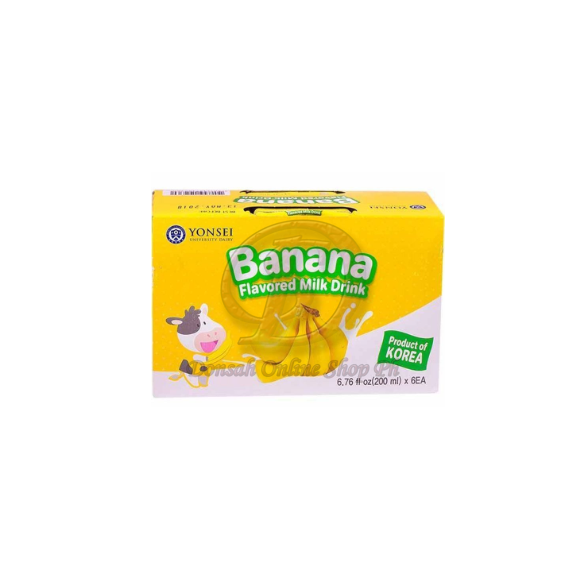 Yonsei Banana Flavored Milk Drink 200ml | Lazada PH
