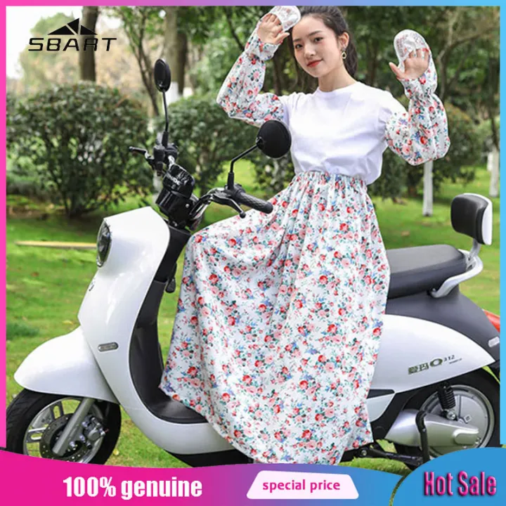 【SBART】รถยนต์ไฟฟ้าเสื้อผ้าป้องกันแสงแดด,ป้องกันแสงแดดรถจักรยานยนต์ในช่วงฤดูร้อน,ขากระโปรงป้องกัน ...