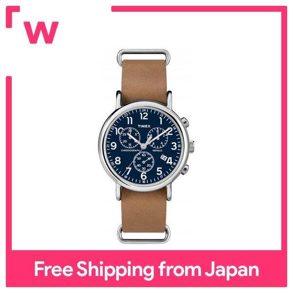 [Timex] Watch Weekender Chronograph TW2P62300 Brown | Lazada PH
