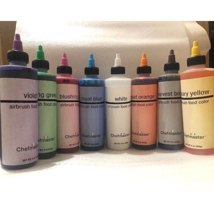 CHEFMASTER AIRBRUSH COLORS 255 grams 2024-2025 expiry | Lazada PH