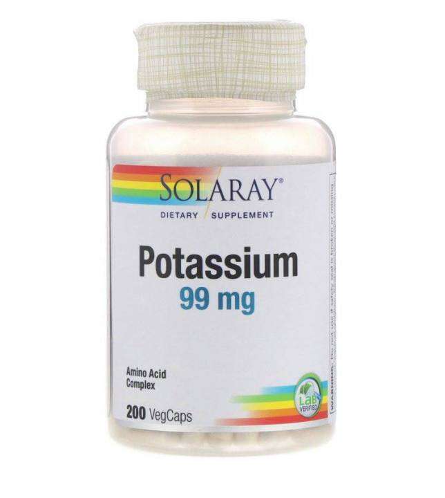 Solaray, Potassium, 99 mg, 200 VegCaps | Lazada PH