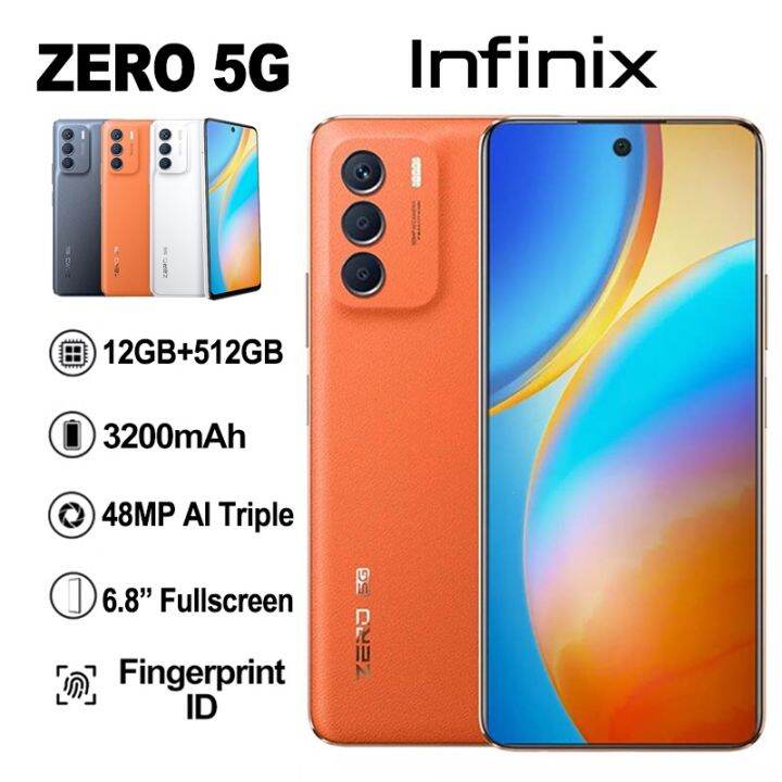 【COD】Infinix ZERO 5G smartphone 12+512GB 5.5inch hd full screen ...