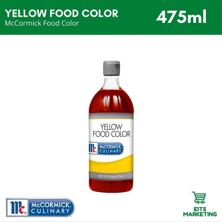 McCormick Yellow Food Color 475ml | Lazada PH
