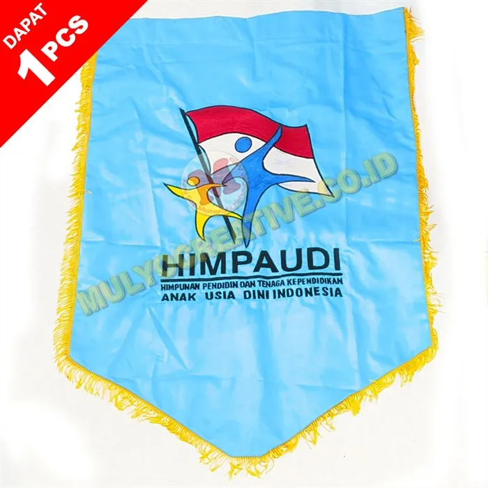 Bendera Himpaudi Warna Biru Bendera Vandel Logo Himpaudi Ukuran 85 cm x ...