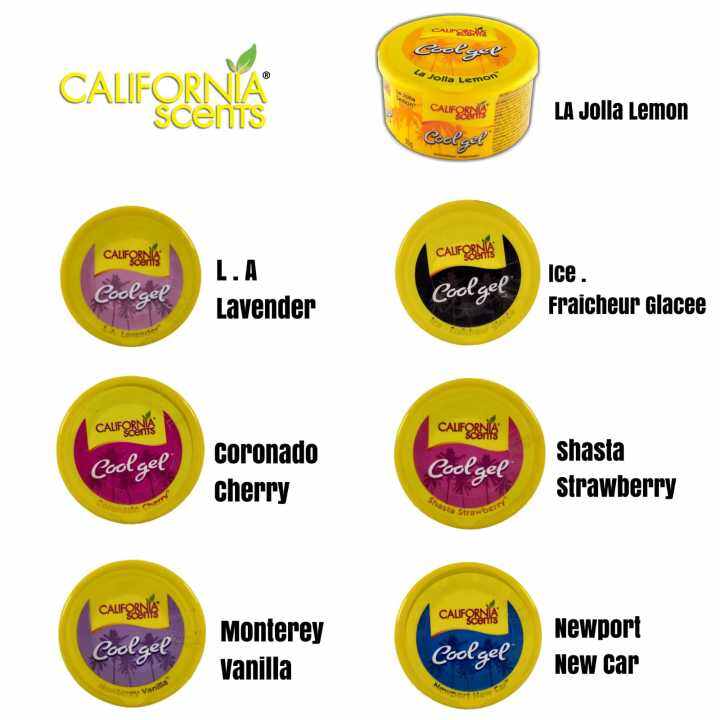 CALIFORNIA SCENTS COOL GEL - PARFUM PENGHARUM RUANGAN MOBIL 30DAY ...