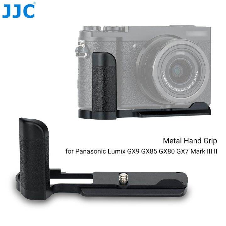 JJC DMW-HGR2 Metal Hand Grip Camera Grip Tripod Quick Release L Plate Bracket For Panasonic ...