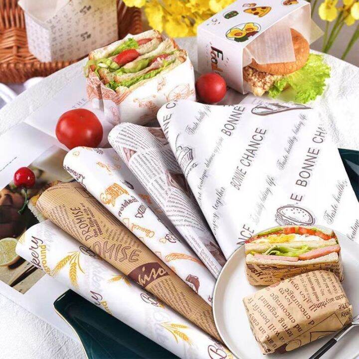 Rectangular Non-Stick Wrapper Parchment Paper Oil Absorption For Bread ...