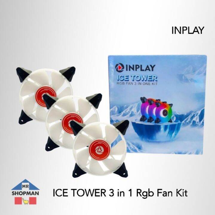INPLAY Ice Tower RGB FAN 3 in 1 kit V2 2nd Gen Ice One w/ Remote ...