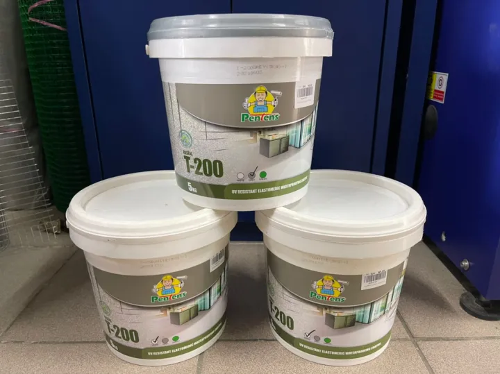 5Kg PENTENS T-200 / 5KG UV Resistant Elastomeric Waterproofing Coating ...
