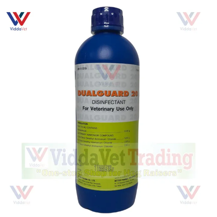 Dualguard 1 Liter DUAL GUARD Disinfectant for animal housings premises ...