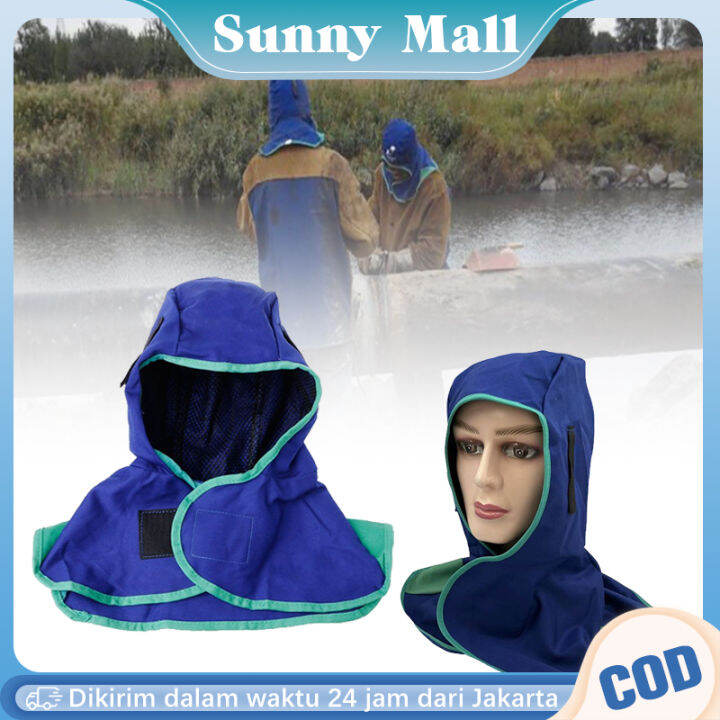 Topi Las Welder Kerpus Las Topi Welder Topi Welding Leher Tahan Api ...