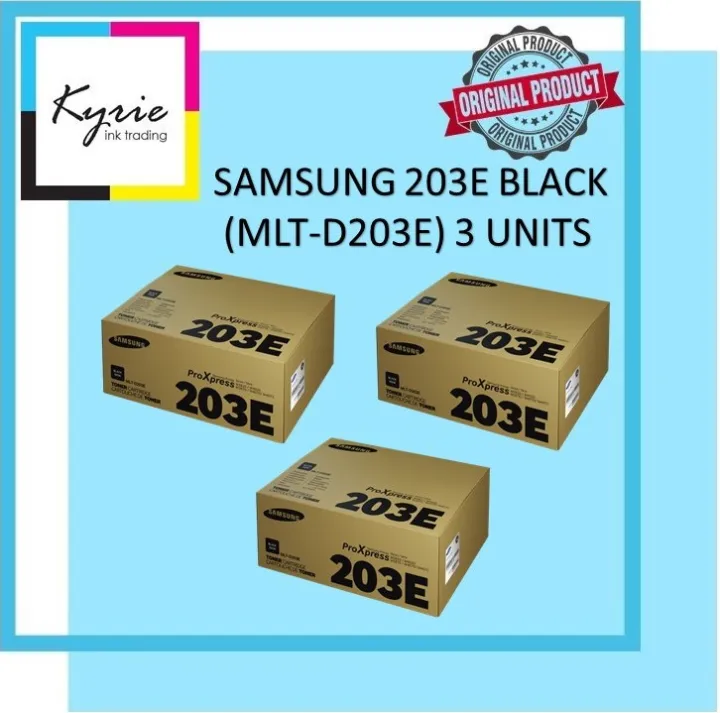Samsung 203E MLT-D203E High Yield Black Original Toner Cartridge Set of ...