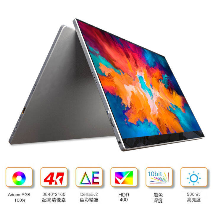 Portable monitor 4K HDR400 mobile phone projection laptop secondary ...