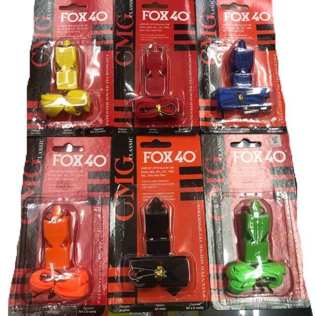 Fox 40 Classic Eclipse Pealess HIGH PITCH Rescue Whistle FIRST CHOICE ...