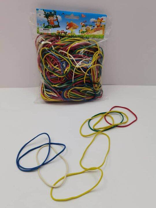 Assorted Colour Rubber Band/ Warna Getah 200g | Lazada