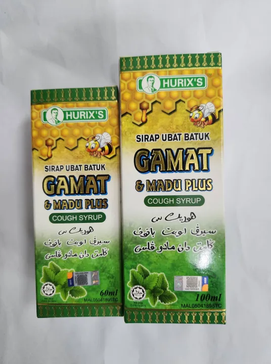 HURIX'S SIRAP UBAT BTK GAMAT&MADU PLUS 60ML/100ML | Lazada