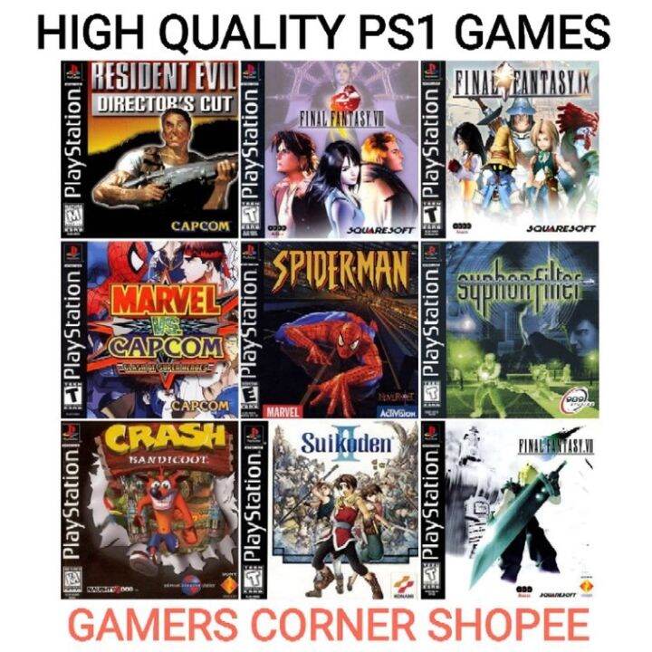 High Quality PS1 Games PS1 Games PS1 CD Games ps1 cds PS1 | Lazada PH