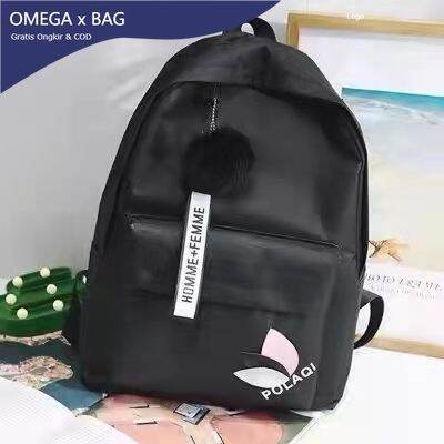OMEGA bag for school girl high school aesthetic bag pack korean style ...