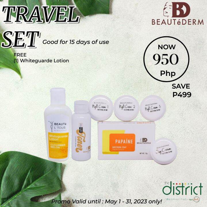 BEAUTEDERM Travel Set Free Charcoal Charmer Mask | Lazada PH