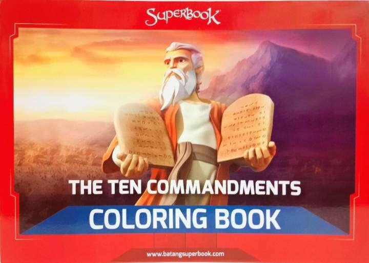 PCBS SuperBook The 10 Commandments - Coloring Book | Lazada PH