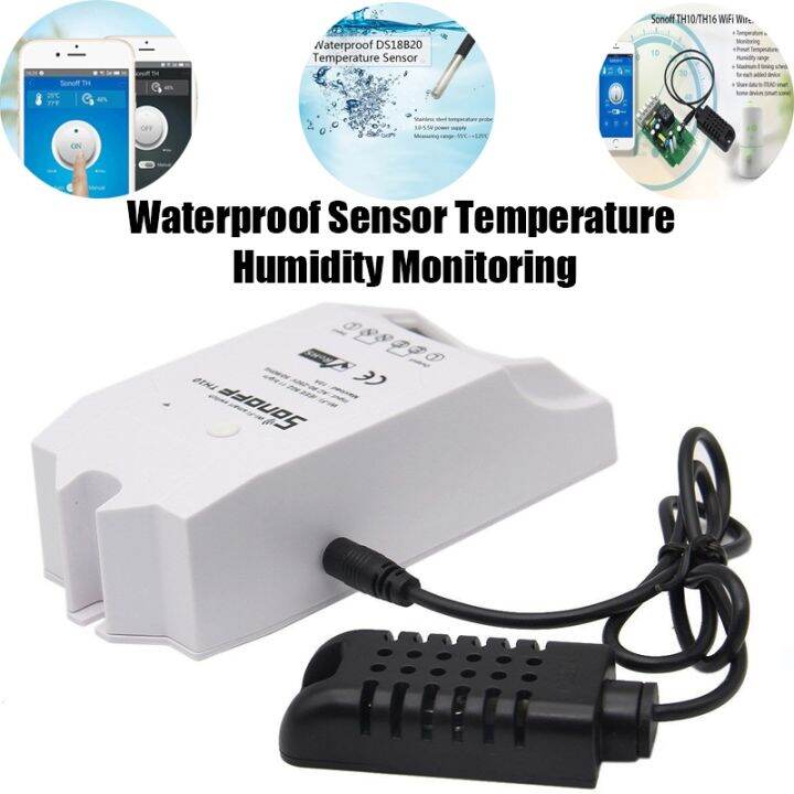 Lases♈ New SONOFF SI7021 Waterproof Sensor Temperature Humidity ...