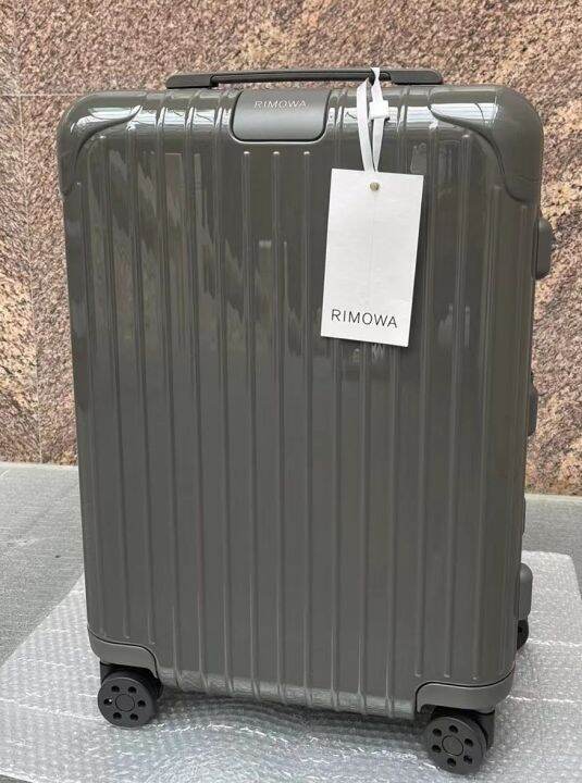 RIMOWA ESSENTIAL gray polycarbonate boarding case RIMOWA suitcase 21 ...