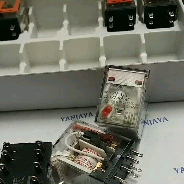 RELAY OMRON MY2N GS 220VAC 8 PIN OMRON ORIGINAL/MY2N GS 220VAC 8 KAKI ...