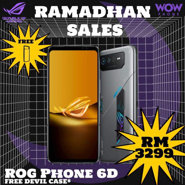 [READY STOCK] ROG Phone 6D [12GB RAM | 256GB ROM] FREE DEVIL CASE , 1 ...